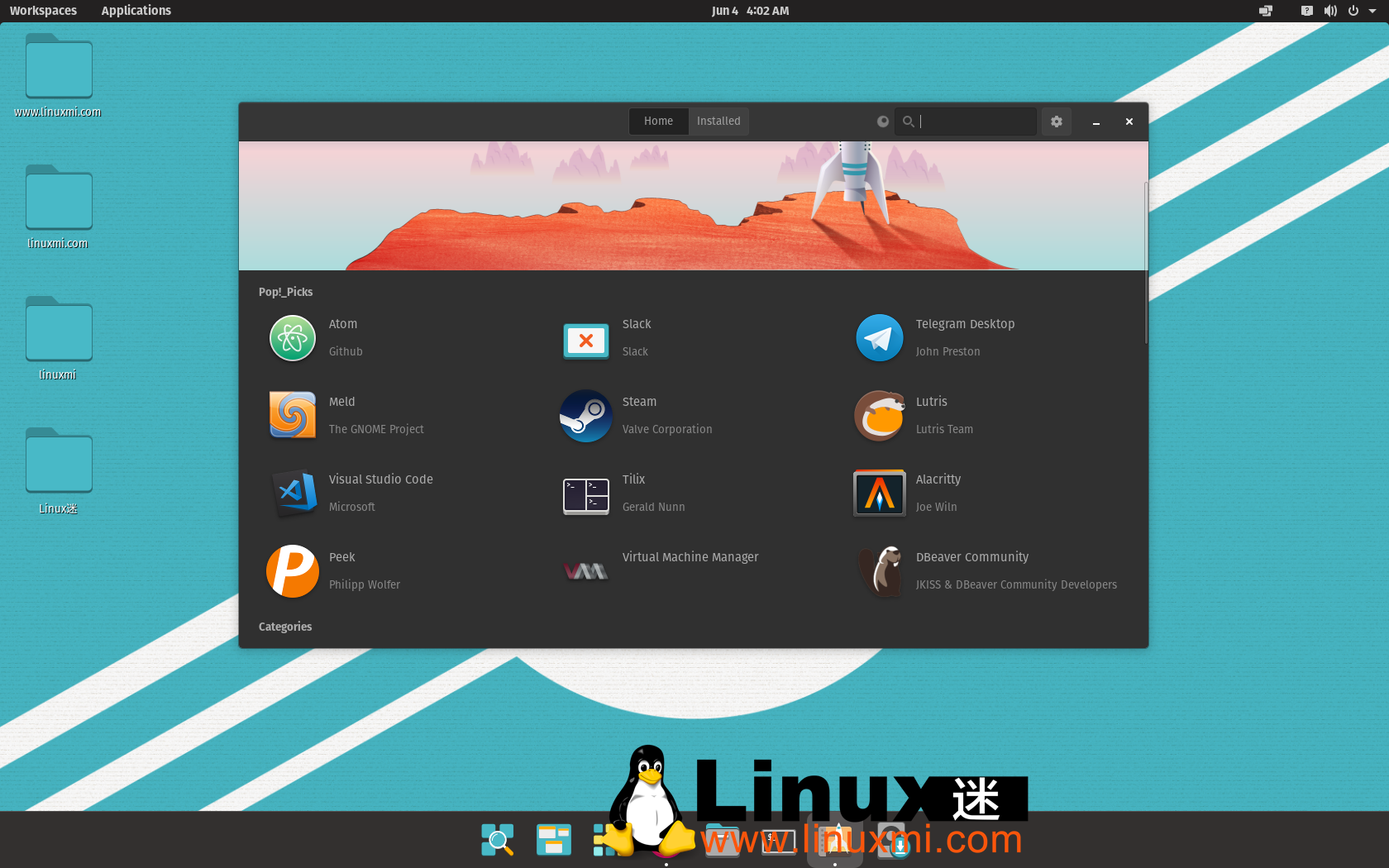带你体验 Pop!_OS Linux 21.04 完全不同的 COSMIC 桌面 - Linux迷 带你体验 Pop!_OS Linux 21.04 完全不同的 COSMIC 桌面 - Linux迷